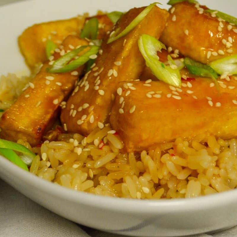 Crispy Chilli Tofu - Looks Good Lets Eat